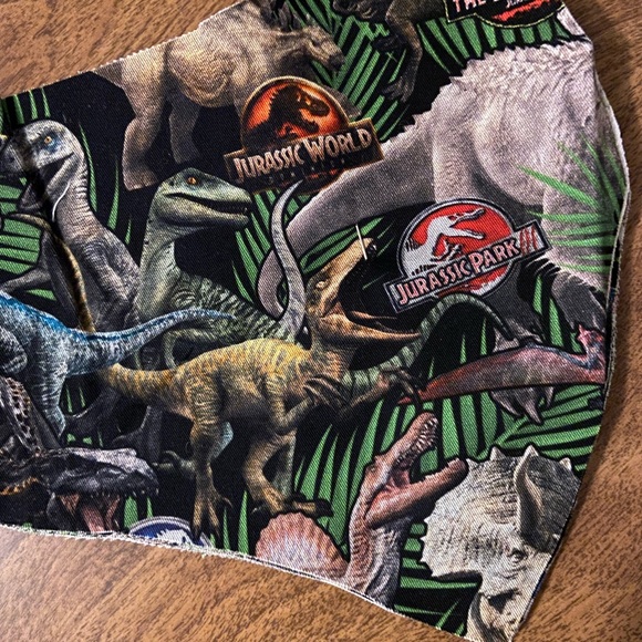 Hand Crafted | Accessories | Jurassic Park Jurassic World Dinosaur Face ...